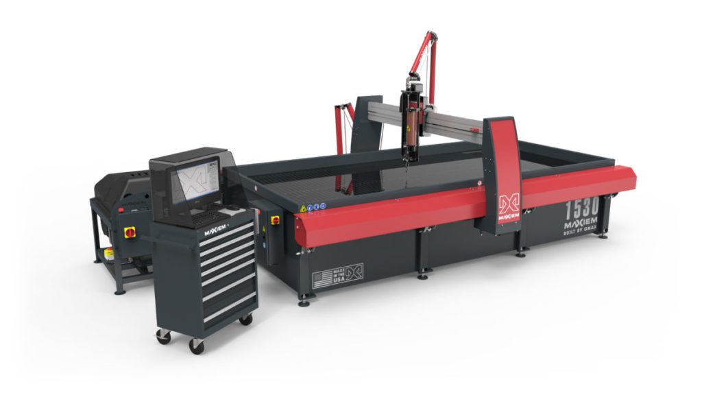 Maxiem 1350 & Omax 80X Water Jet Cutters -- Action Machinery